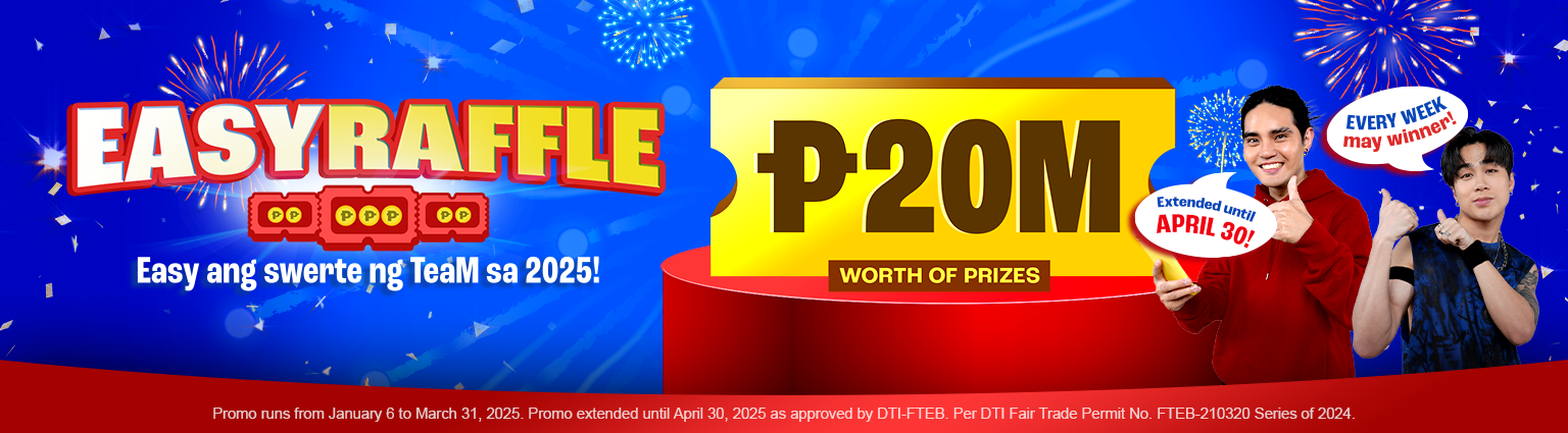 TM EASY RAFFLE WINNERS